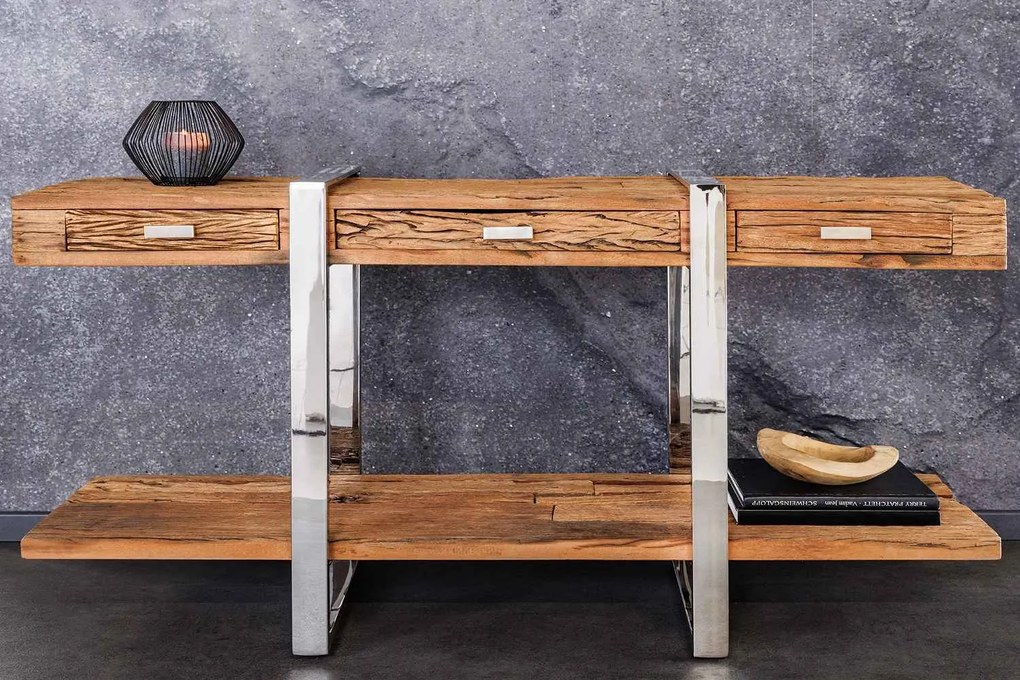 Designová konzola Shark 140 cm teak