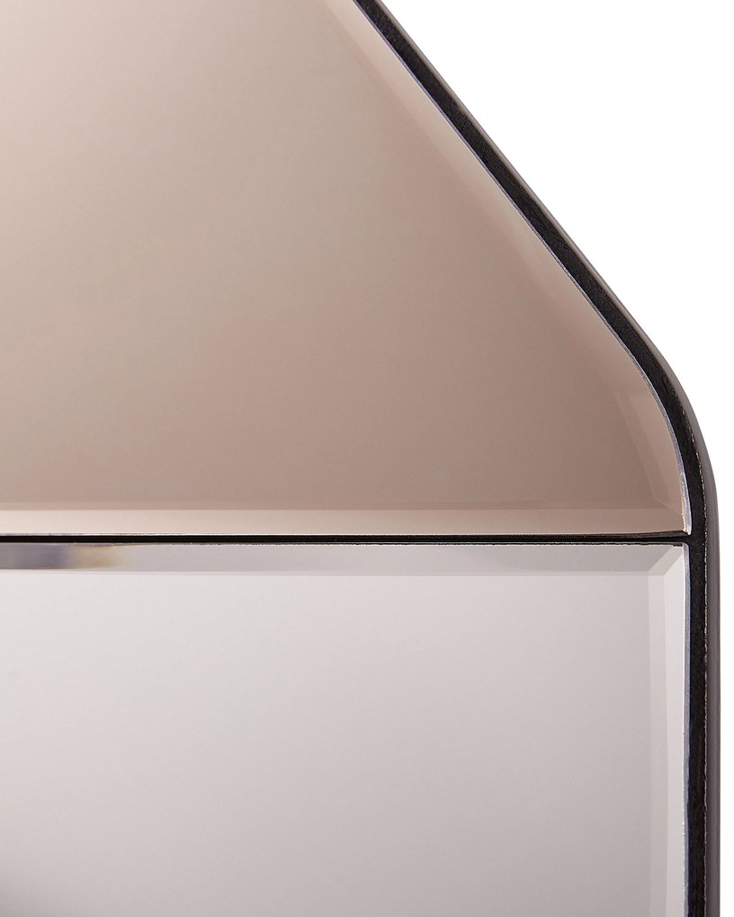 Nástěnné zrcadlo 54 x 52 cm stříbrné WARHEM Beliani