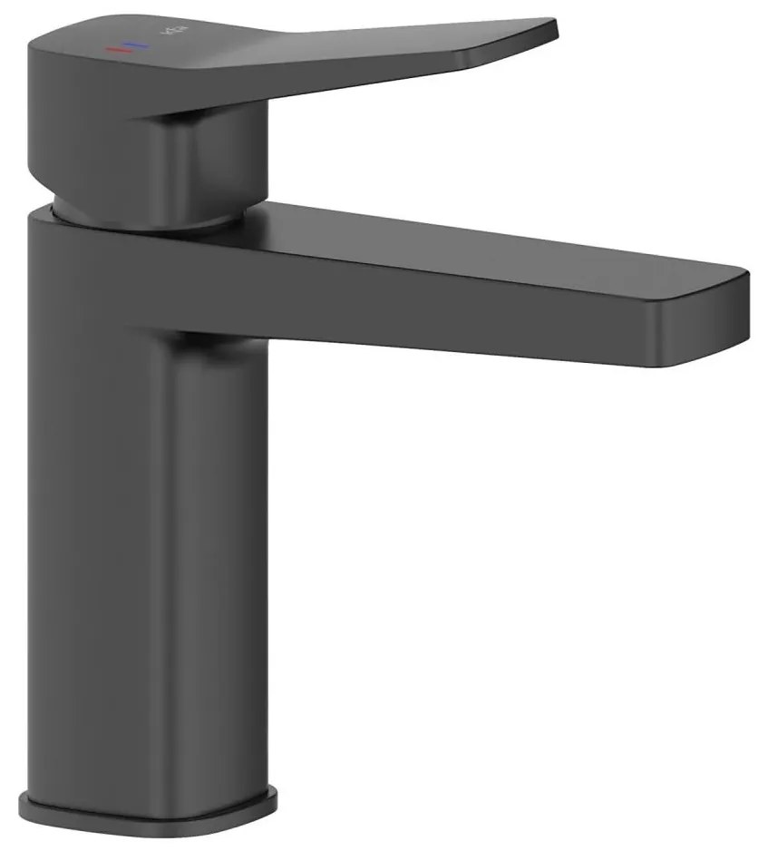 KFA Armatura 4522-825-81 - Umyvadlová baterie + výpusť MALAGA 17 cm černá 4522-825-81