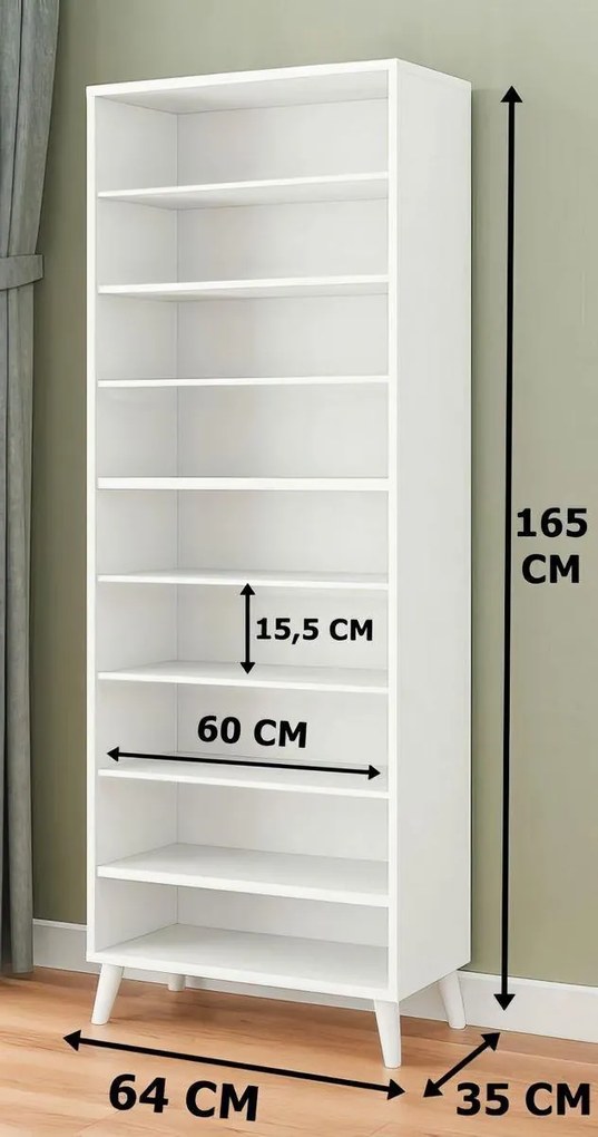 Vysoký botník AGA XXL bílá