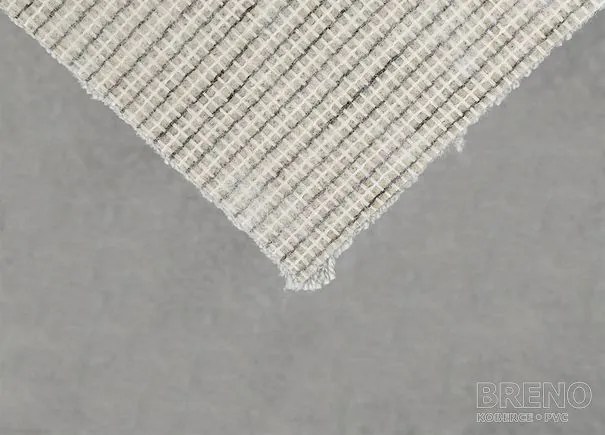 Breno Metrážový koberec NOBLE 75 světle šedý, šíře 400 cm, Šedá