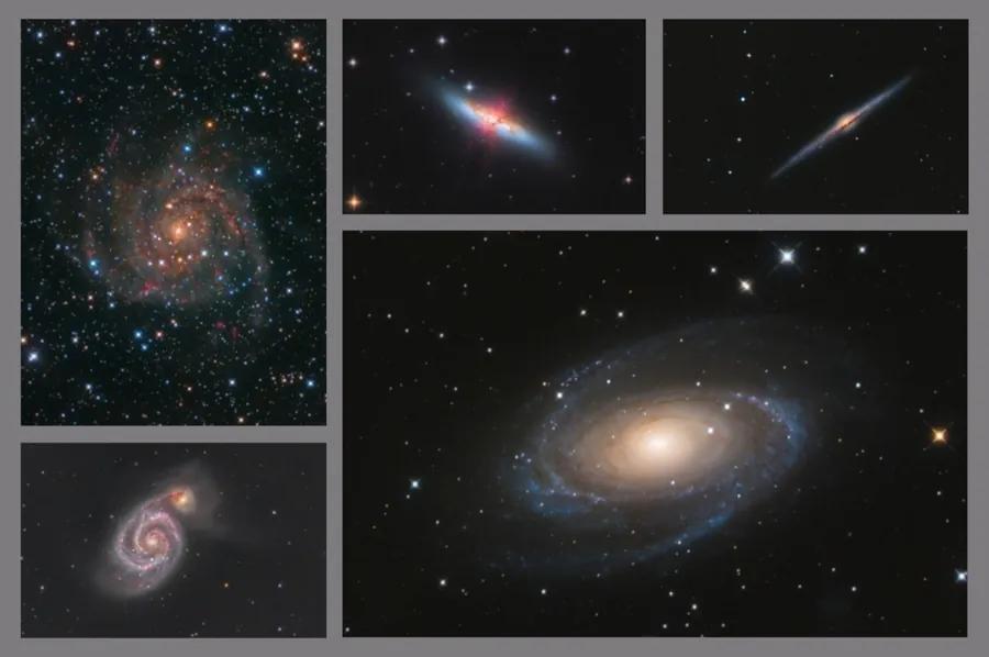 Kolekce galaxií H - 60x90 - plátno