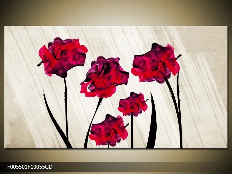 Obraz malovaných květin (), 40 dalších rozměrů