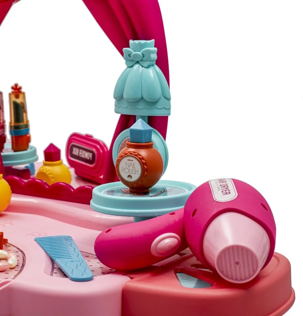 Dětský toaletní stolek s hudbou a židličkou BABY MIX