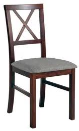 Jídelní židle MILANO 4 Bílá Tkanina 25B
