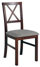 Jídelní židle MILANO 4 Bílá Tkanina 5