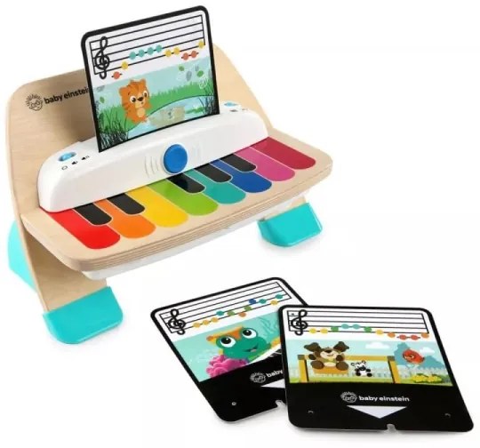 Baby Einstein - Dřevěná hudební hračka MAGIC TOUCH 3xAA klavír
