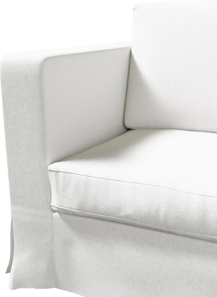 Potah na pohovku IKEA Karlanda 3-místná nerozkládací, dlouhý barva krémová látka pletený vzor