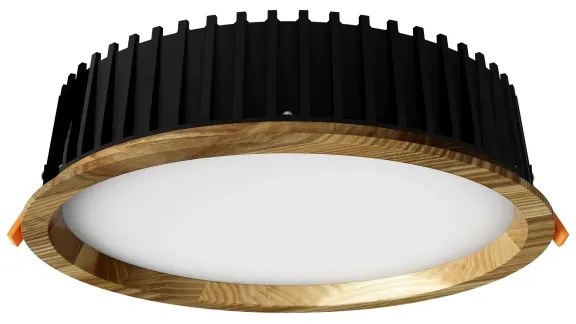 APLED - LED Podhledové RONDO WOODLINE LED/18W/230V 4000K pr. 26 cm jasan masiv