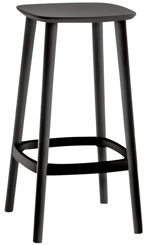 OnaDnes -20% Pedrali Černá jasanová barová židle BABILA 2706 75 cm