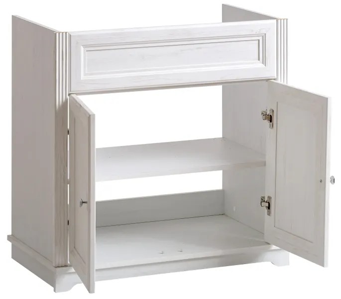 COMAD Stojatá skříňka s umyvadlem - PALACE 821 andersen, šířka 80 cm, borovice andersen