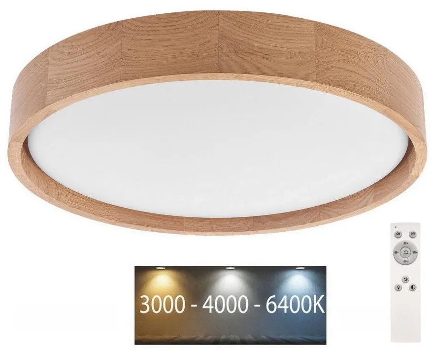 Brilagi - LED Stmívatelné stropní svítidlo MANAROLA LED/24W/230V dub + DO