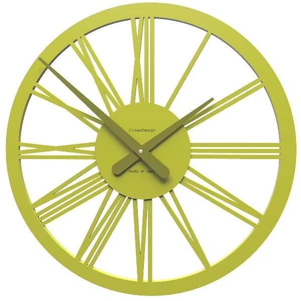 Designové hodiny 10-114 CalleaDesign 45cm (více barevných variant) Barva zelené jablko-76