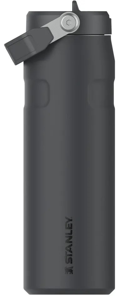 Černá termoska 700 ml The IceFlow™ Bottle Flip Straw 2.0 Black – Stanley