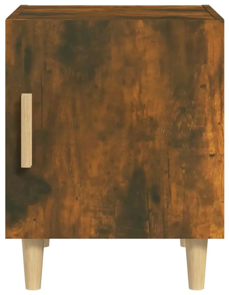 Noční stolek kouřový dub kompozitní dřevo - Default Title
