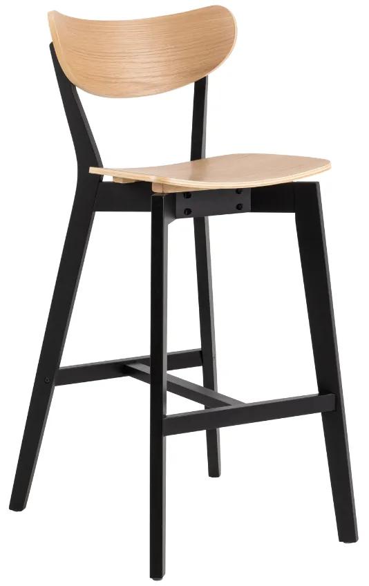 OnaDnes -20% Scandi Dubová barová židle Novby 77 cm