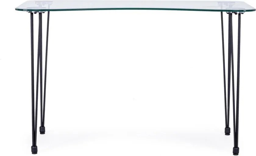 Pracovní stůl se skleněnou deskou 60x120 cm Rondo – Bizzotto