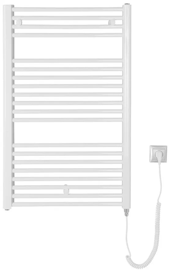 Aqualine, DIRECT-E elektrické topné těleso, rovné, 600x960 mm, 400W, bílá, ILE96T