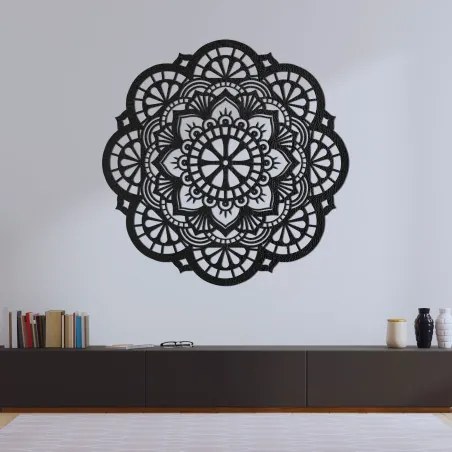 Nástěnný dřevěný obraz mandala světlo života | SENTOP HDF0508