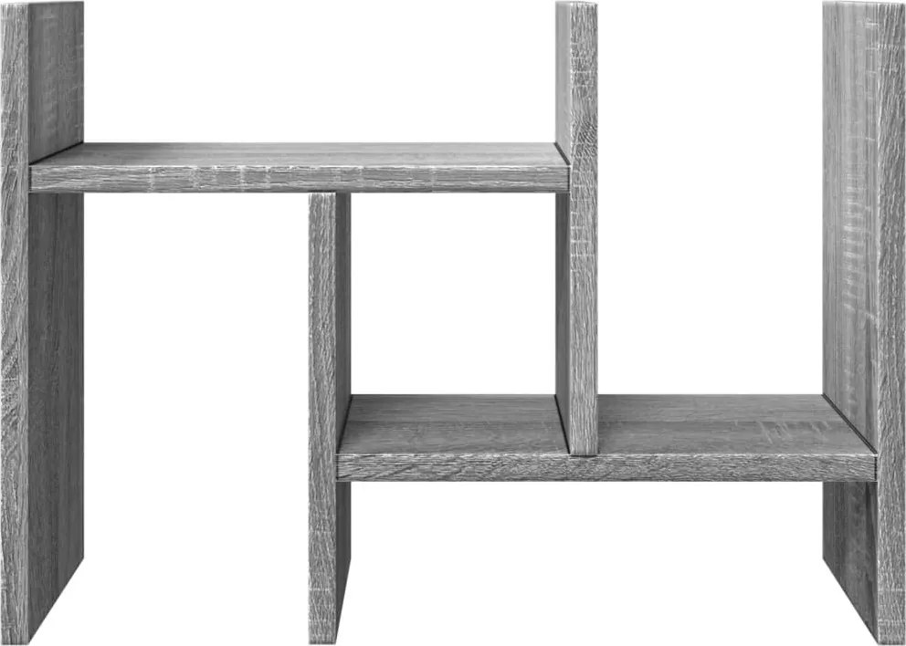 vidaXL Stolní organizér 34,5x15,5x35,5 cm kompozitní dřevo [848057] Barva: Betonová šedá