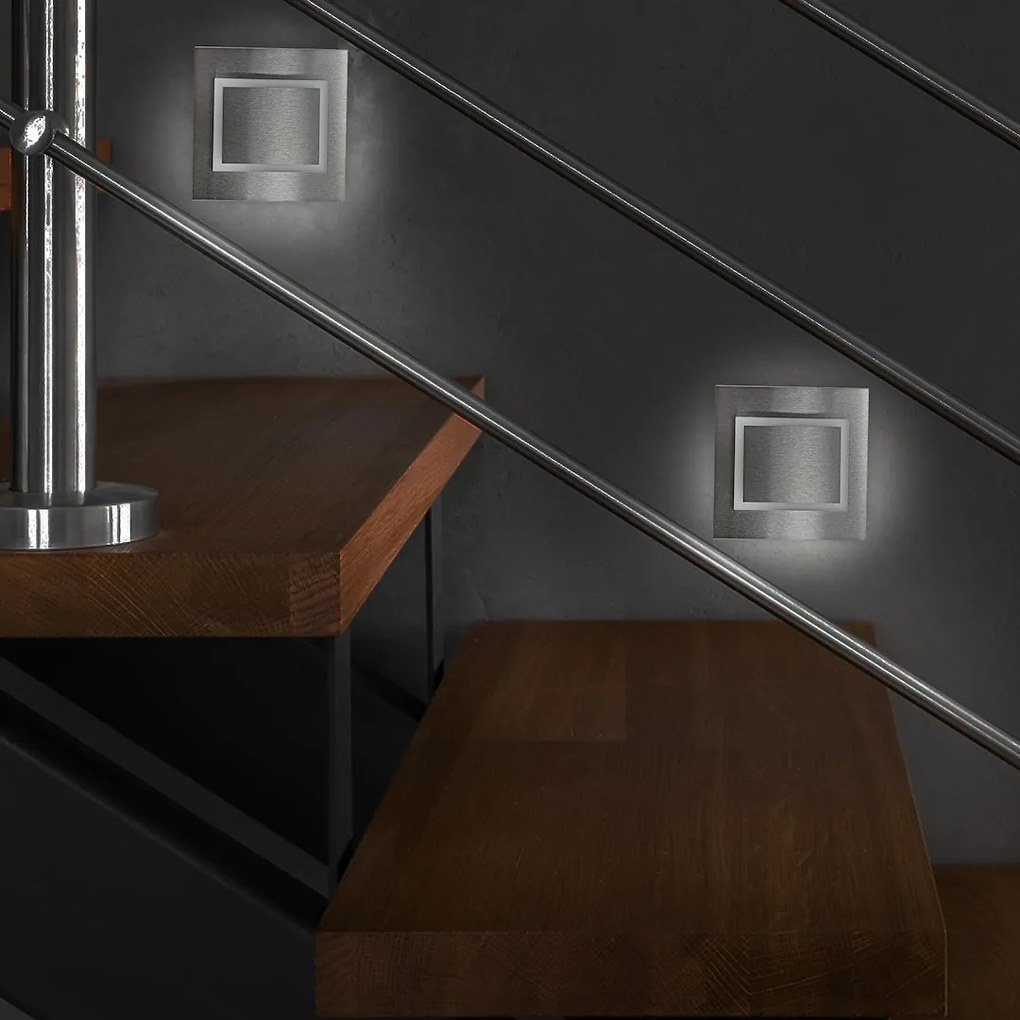 Schodišťové LED svítidlo Deco, 1x LED 0,6w, 4000k, s
