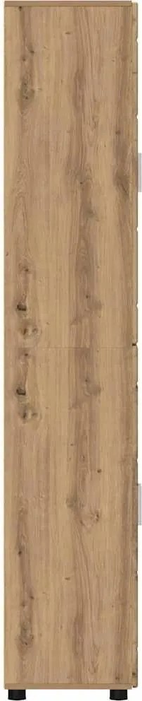 Vysoký bufet FLORIN 60 x 35 x 182 cm Artisanový dub 3397913
