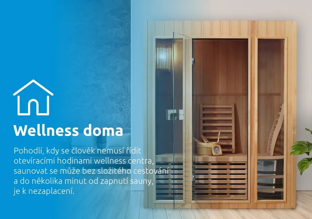 Marimex | Kombinovaná sauna Marimex UNITE XL s Wi-Fi (FSC) + saunová kamna | 11100116