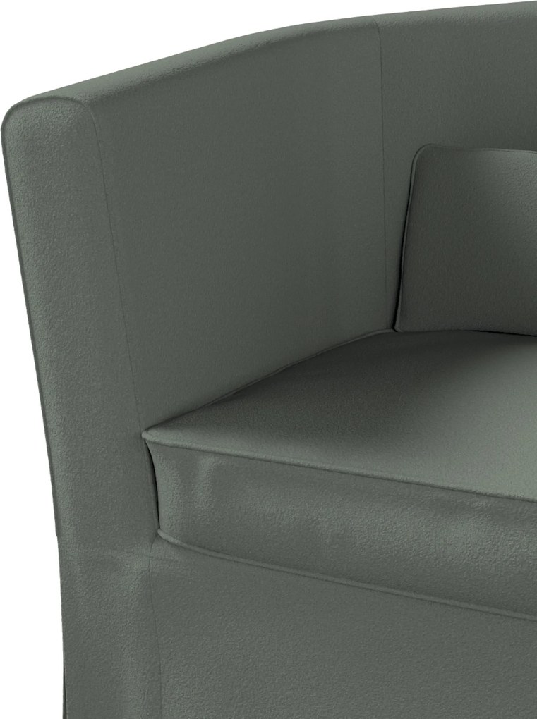Potah na křeslo IKEA Ektorp Tullsta barva zelená látka pletený vzor