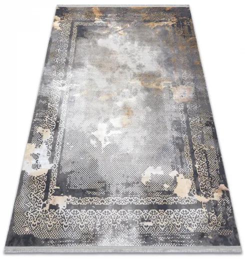 Moderní kusový koberec LUCE 77 Vintage šedý hořčicový Rozměr: 173x270 cm