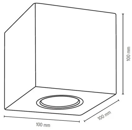 Spot-Light 2076174 - Stropní svítidlo WOODDREAM 1xGU10/6W/230V