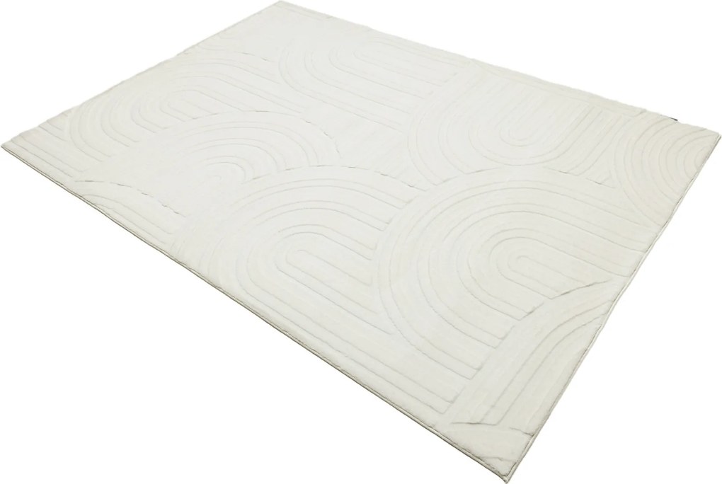 Obsession, Kusový koberec Interstellar 501 White, 160x230, bílá, ložnice