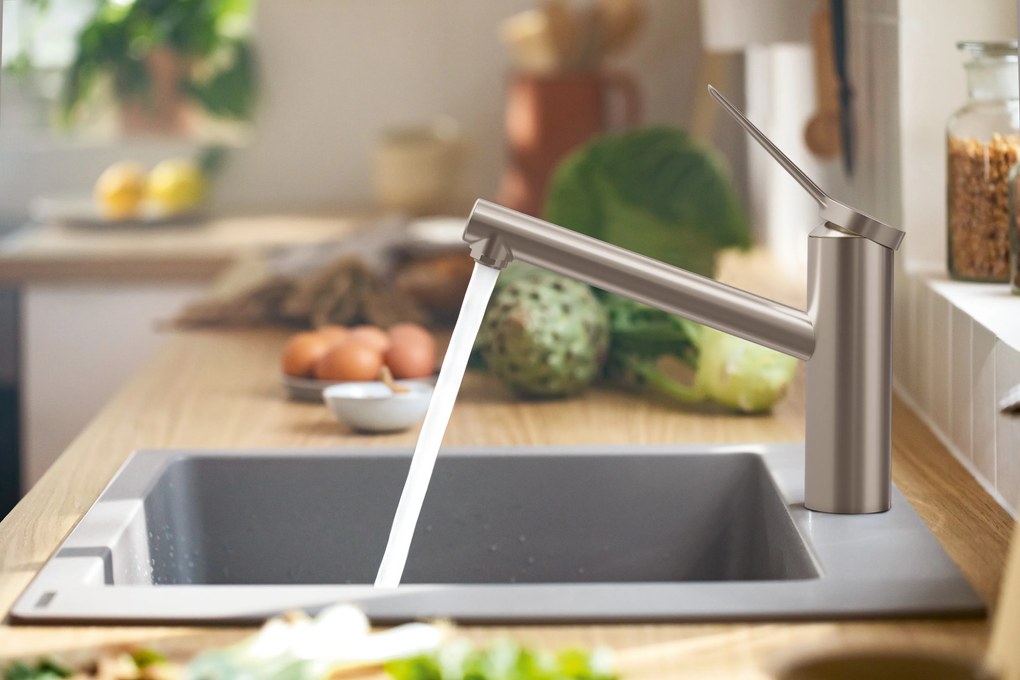 Hansgrohe Zesis M33, páková kuchyňská baterie 150, Eco, 1jet, chromová, HAN-74811000