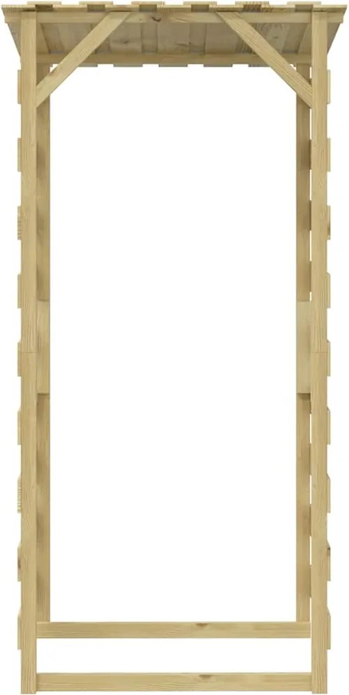 Pergoly se střechou 3 ks 100x90x200 cm impregnovaná borovice 3096649