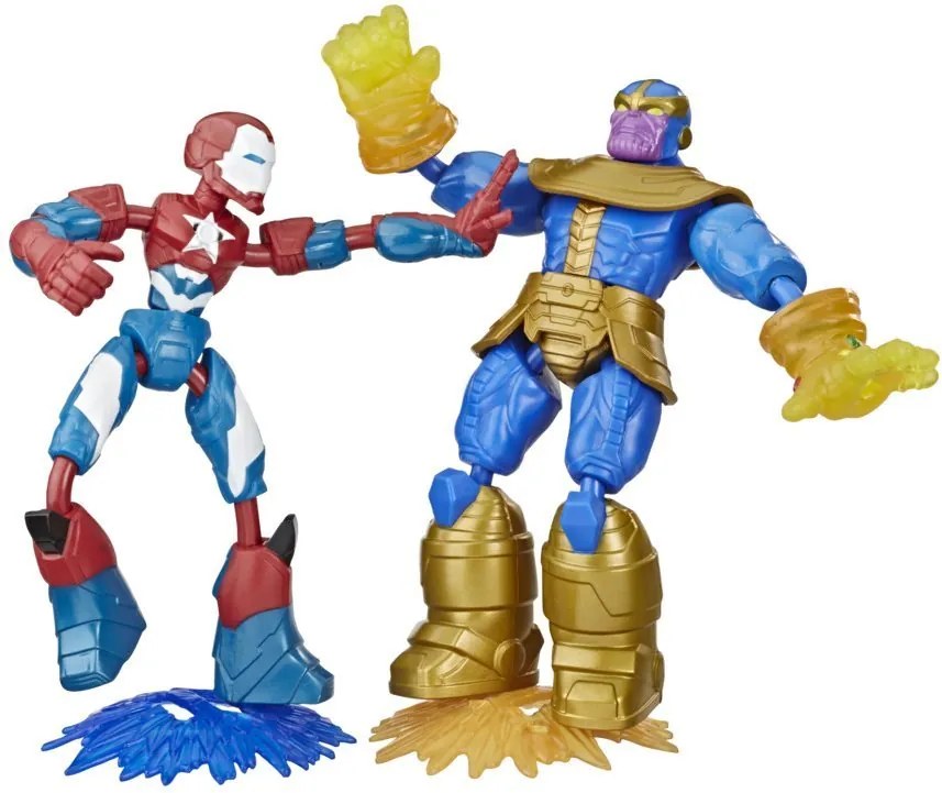 Figurka avengers figurka bend and flex duopack