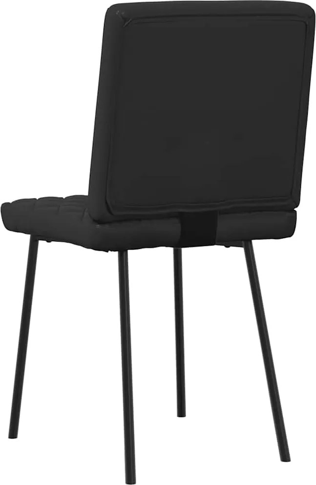 Jídelní židle 6 ks černé umělá kůže 3315488