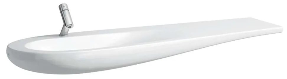 Laufen Il Bagno Alessi One - Nábytkové umyvadlo 160x50 cm, s 1 otvorem pro baterii, s LCC, bílá H8149714001041