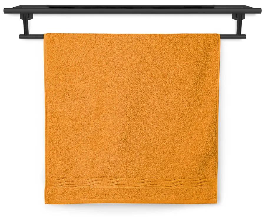 Ručník Veba NORA Vlny oranžová Velikost: 50x100 cm