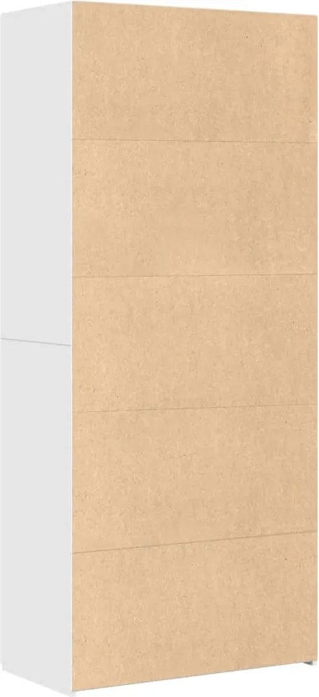 Skříň highboard bílá 80 x 42,5 x 185 cm kompozitní dřevo 3281434