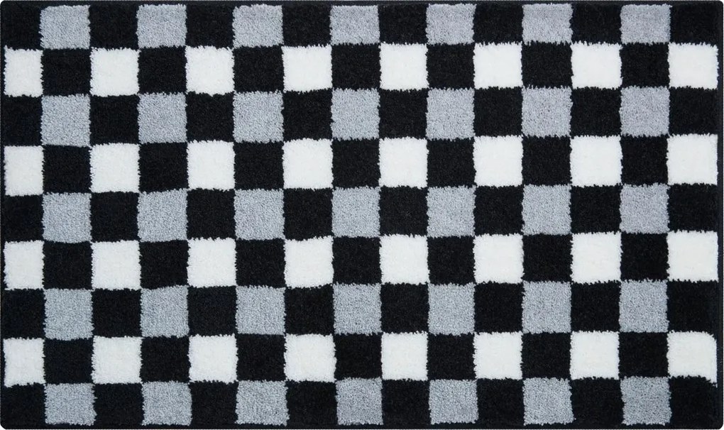LineaDue JOCYLIN - Koupelnová předložka Šedá Rozměr: 65x115 cm