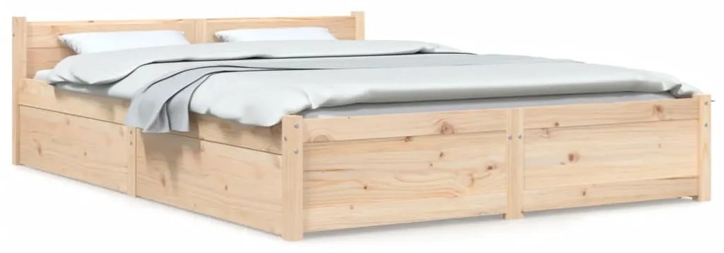 vidaXL Rám postele se zásuvkami 160 x 200 cm