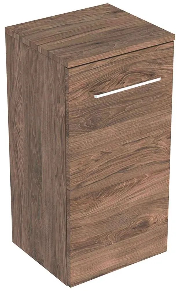 Geberit Selnova Square - Boční skříňka 65x33x30 cm, 1 dvířka, ořech hickory 501.274.00.1