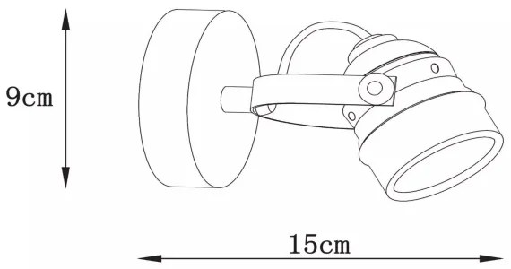 Lucide 77974/05/17 - LED Bodové svítidlo CIGAL 1xGU10/5W/230V měděná