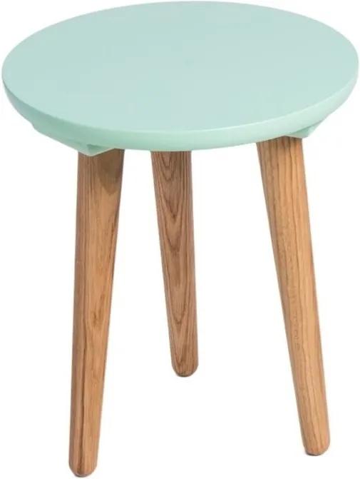 Designový odkládací stolek Bodo 35 cm, světle zelená