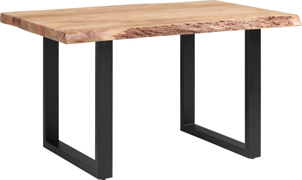 XXXLutz JÍDELNÍ STŮL, akácie, černá, barvy akácie, 140/90/76 cm P & B - Online Only jídelní stoly - 001630030901