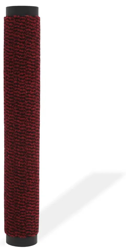 vidaXL Protiprachová obdélníková rohožka všívaná 120x180 cm [132720] Barva: Červená