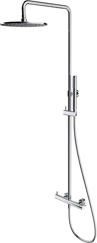 OMNIRES - Sprchový set s baterií, průměr 25 cm, chrom Y1244MCRROZ1