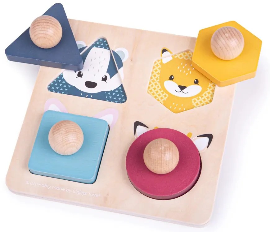 Bigjigs Toys Puzzle ve tvaru zvířátek