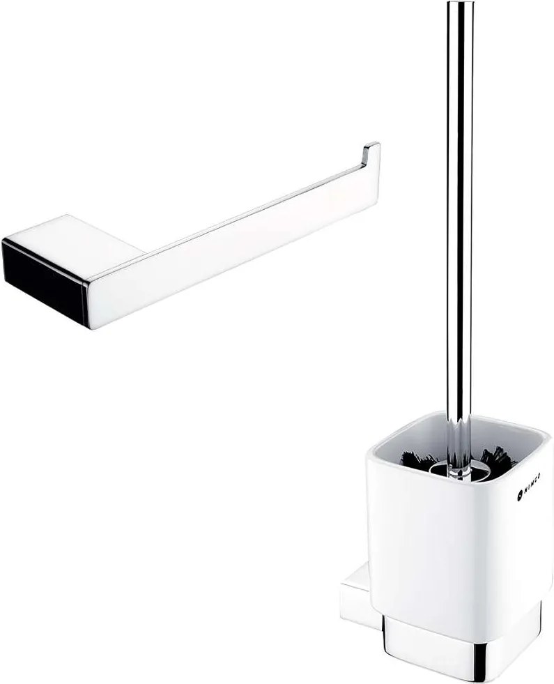 Nimco Kibo - Sada doplňků pro toaletu, chrom Ki set-94KN-26