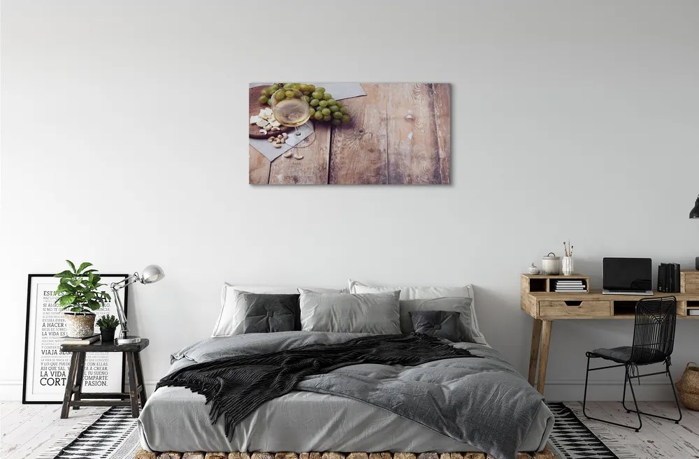 akrylový obraz Sklenice hroznového ořechů 100x50 cm