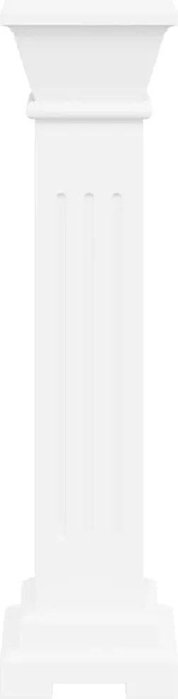 Klasický stojan na květiny, čtverhranný sloup MDF 241849